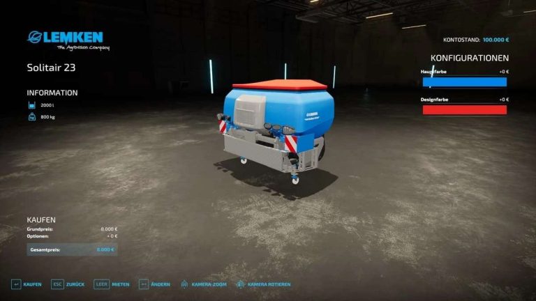 Lemken Azurit9 и Lemken Solitair23 Multifruit v1.0 | Farming Simulator 25 мод | FS22 МОДЫ